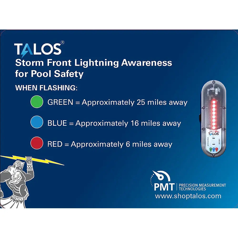 TALOS Standard Lightning Detector w18x24 Safety Information Sign ...