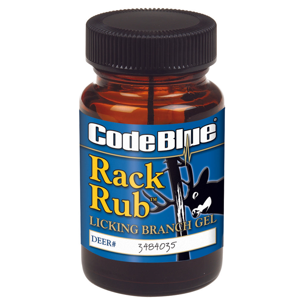 Code Blue Rack Rub Gel 2 oz. – Lotz Outdoors