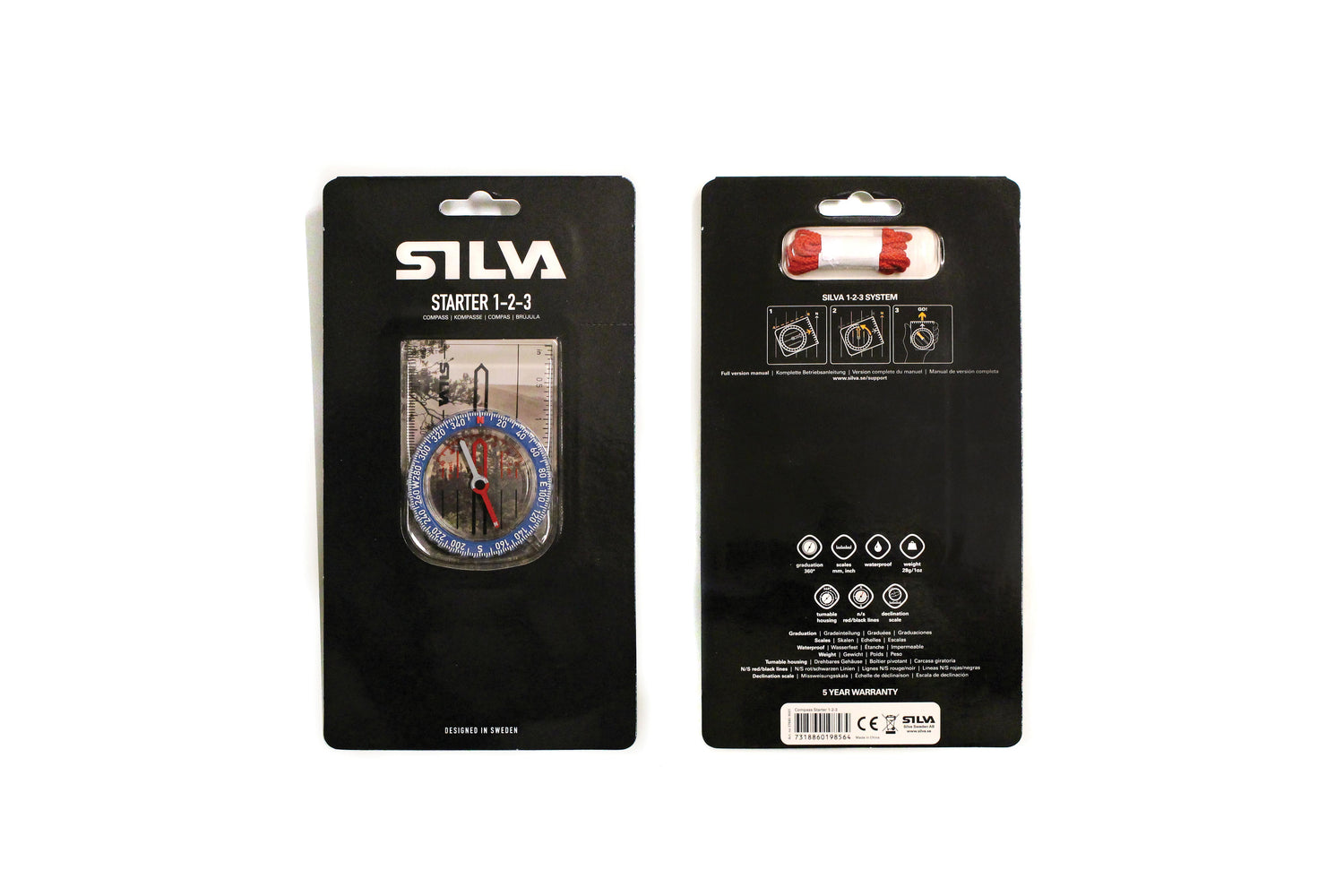 SILVA Starter 1 2 3 Compass - Ideal Navigation Tool for Beginners – Lotz Outdoors