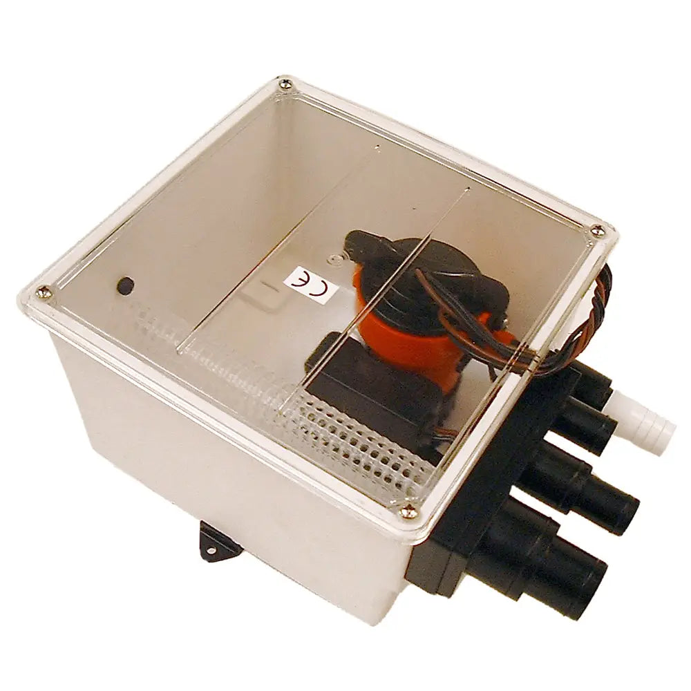 Johnson Pump 1000 GPH Multi Port Shower Sump Pump 12V wSwitch 57151 ...