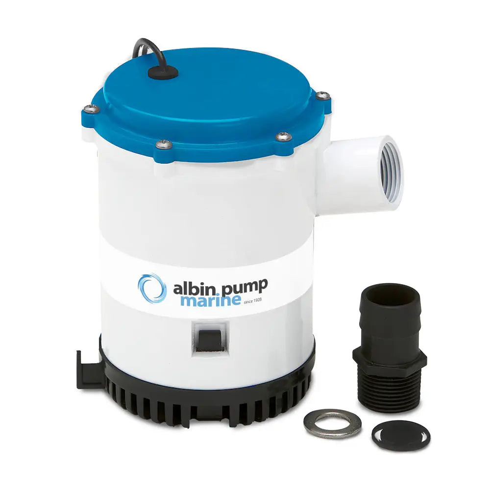 Albin Group Bilge Pump Heavy Duty 2250 GPH 12V 0103013 – Lotz Outdoors