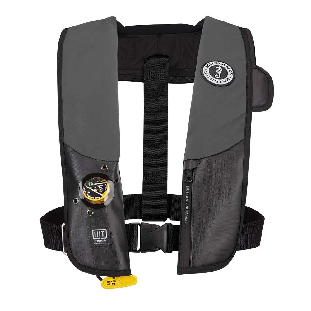 Mustang HIT Hydrostatic Inflatable PFD GreyBlack AutomaticManual ...